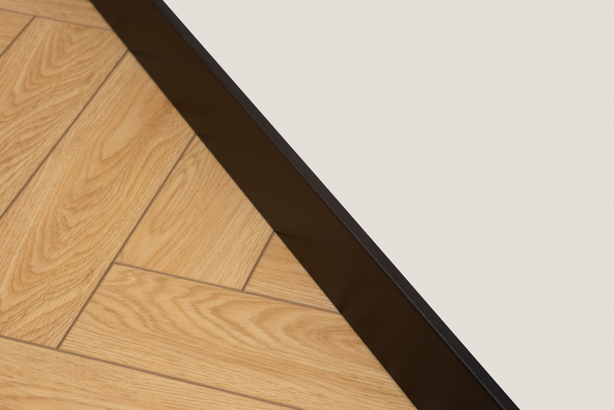 MDF Plint - Wit Gegrond - Hoge muurplint - 90 x 12 mm